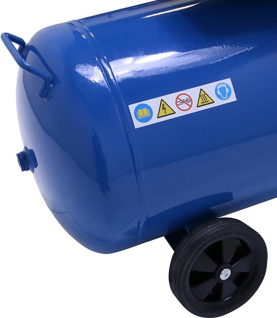 George Tools compressor oliegesmeerd 100 L | bol.com