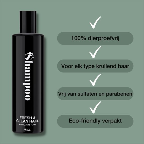 Shampoo Steilish – Krullend Haar Producten – Shampoo – Vegan – Curly Girl Producten –... | bol