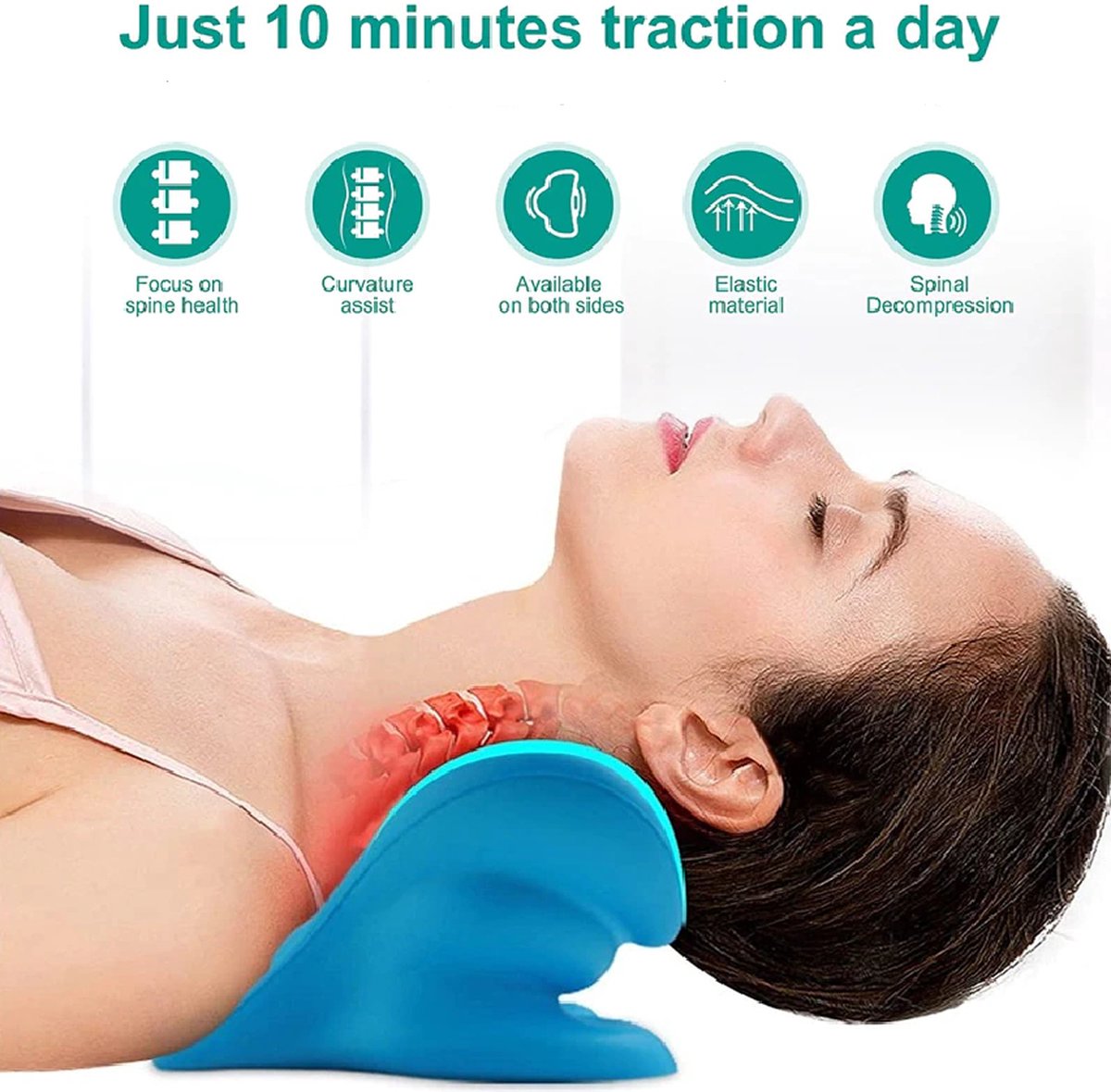 Nek Stretcher - Nek massageapparaat - Massage kussen nek - Nekkussen ...