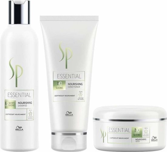 Wella SP Essential Nourishing Set - Shampoo + Conditioner + Haarmasker ...