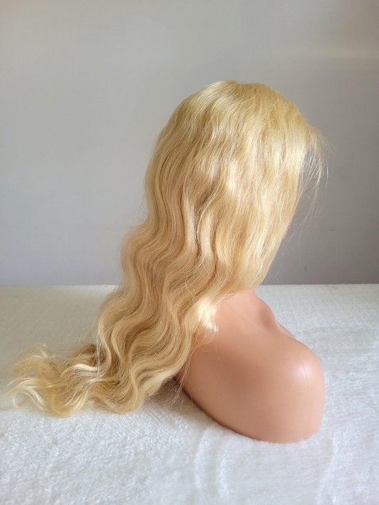 Braziliaanse Remy pruik 24 inch -613 kleuren golf echt haar ...