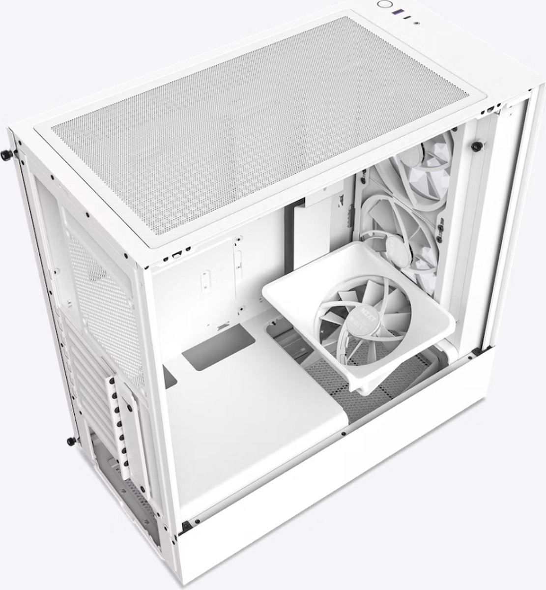 NZXT H5 ELITE White - Modèle Midtower - Mini-ITX, Micro-ATX, ATX - sans ...