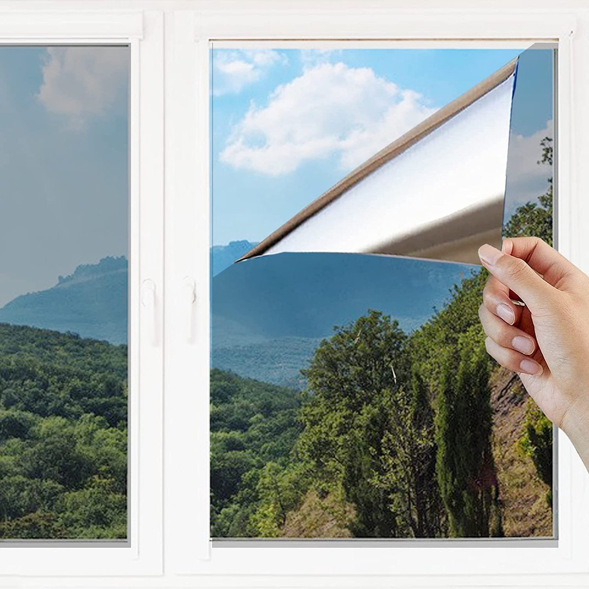 Raamfolie - Plakfolie Anti inkijk Zelfklevend en Isolerend Statisch | bol