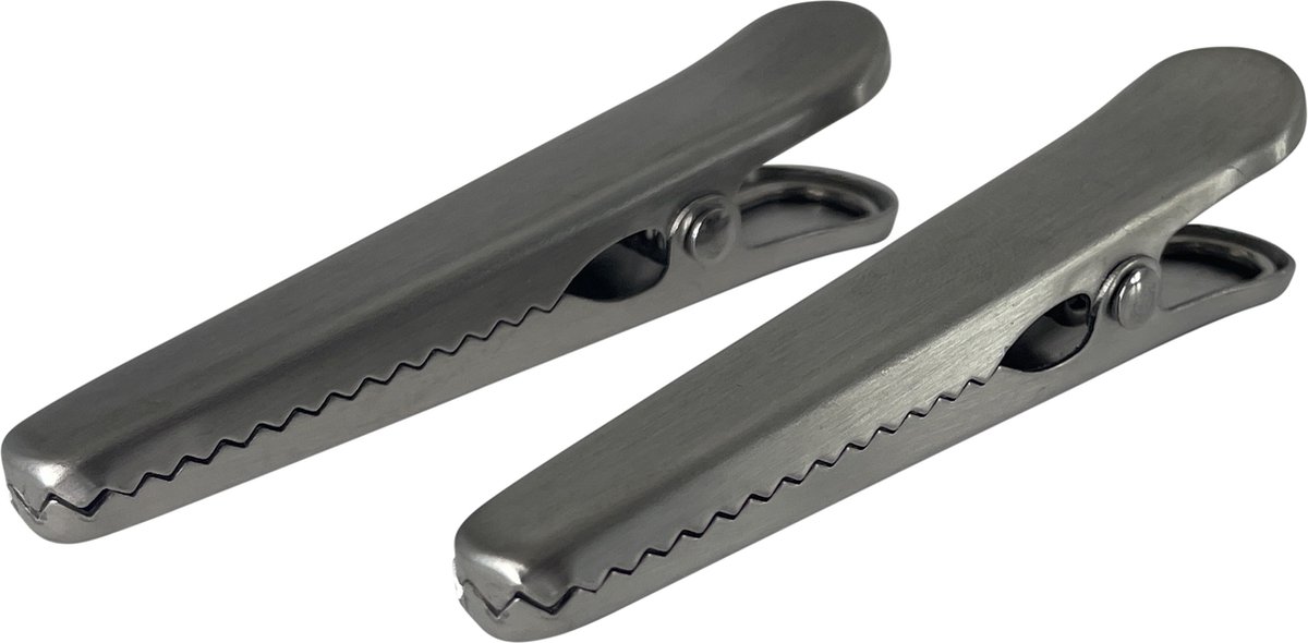 3BMT Vershoud Knijpers - RVS - beste Afsluitclips - set van 2 | bol.com