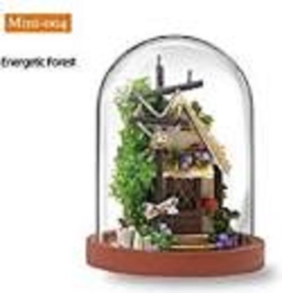 Miniatuur bouw - bouwpakket - Miniature scene onder mini stulp - Mini ...