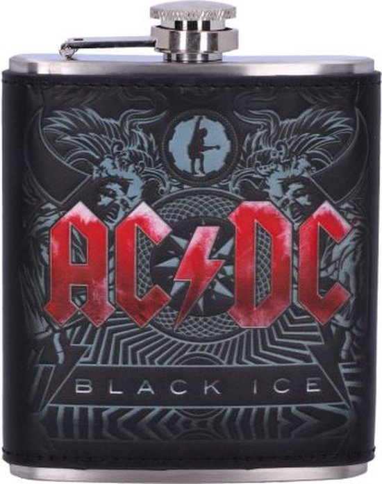 Nemesis Now - ACDC - Zwart IJs - Heupfles - 200ml | bol