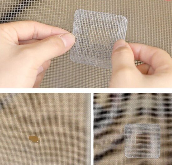 3 Strips Gaas - 10x10cm - Gaas tegen insecten - Zelfklevend Gaas ...