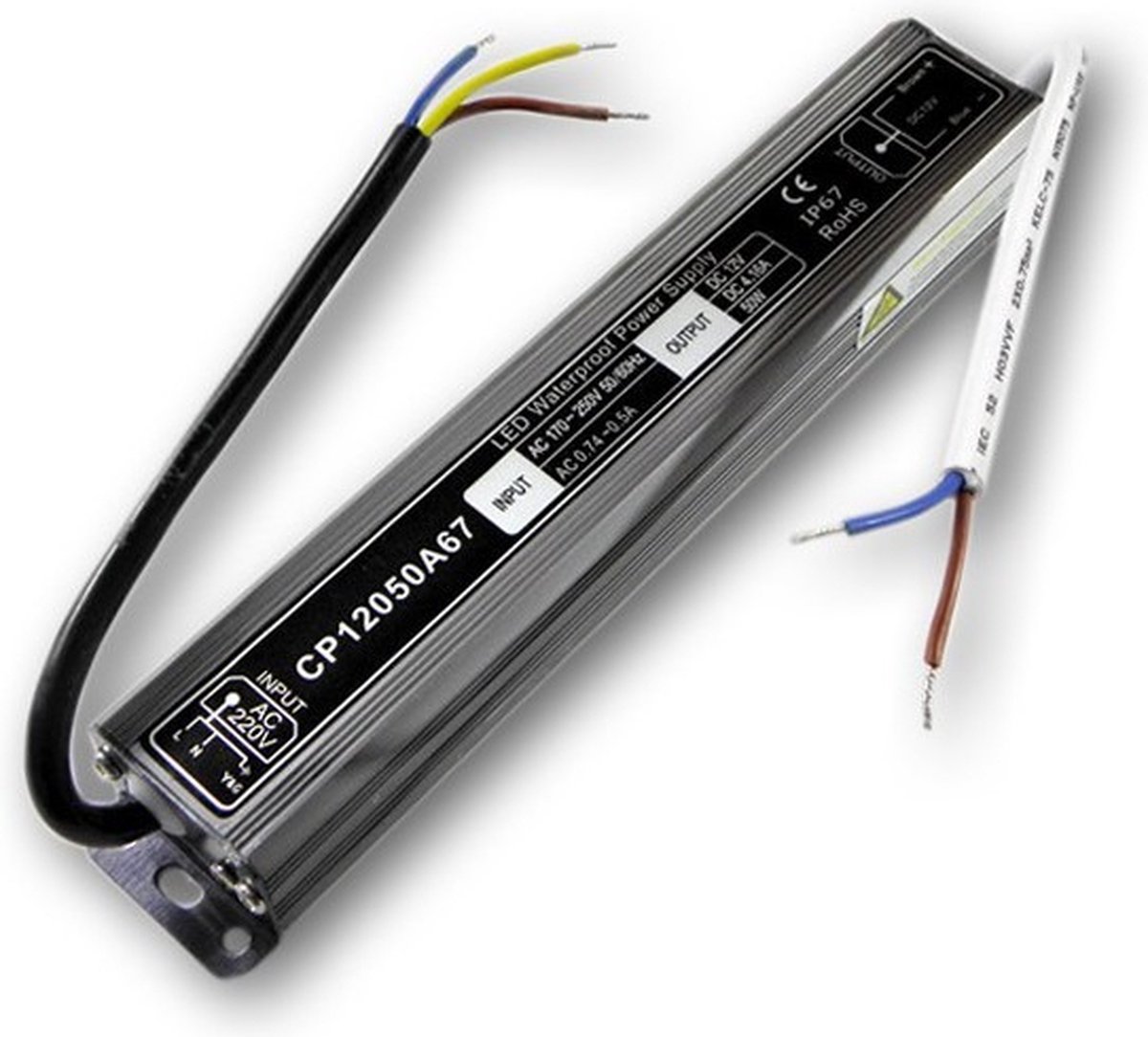 LED driver 12V - 4.16A - 50W - IP67 - Slim | bol.com