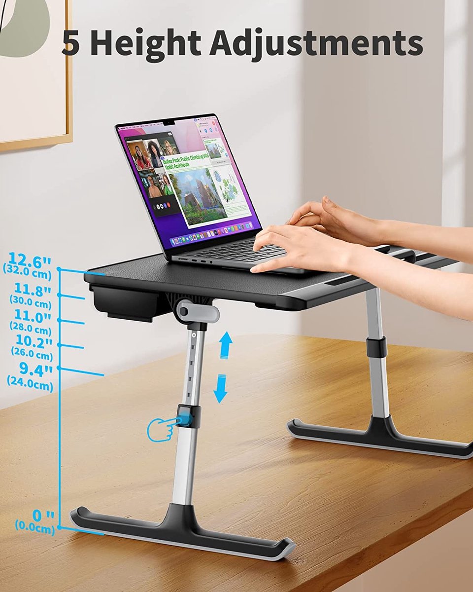 Laptoptafeltje – laptop Tafel - Laptopstandaard - Schoottafel ...