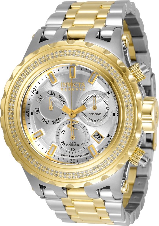 Invicta Reserve 32798 Quartz Herenhorloge - 52mm - Met 168 diamanten ...