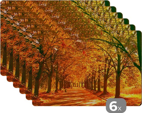 Set de Table - Napperons en Plastique - Forêt - Automne - Saisons ...