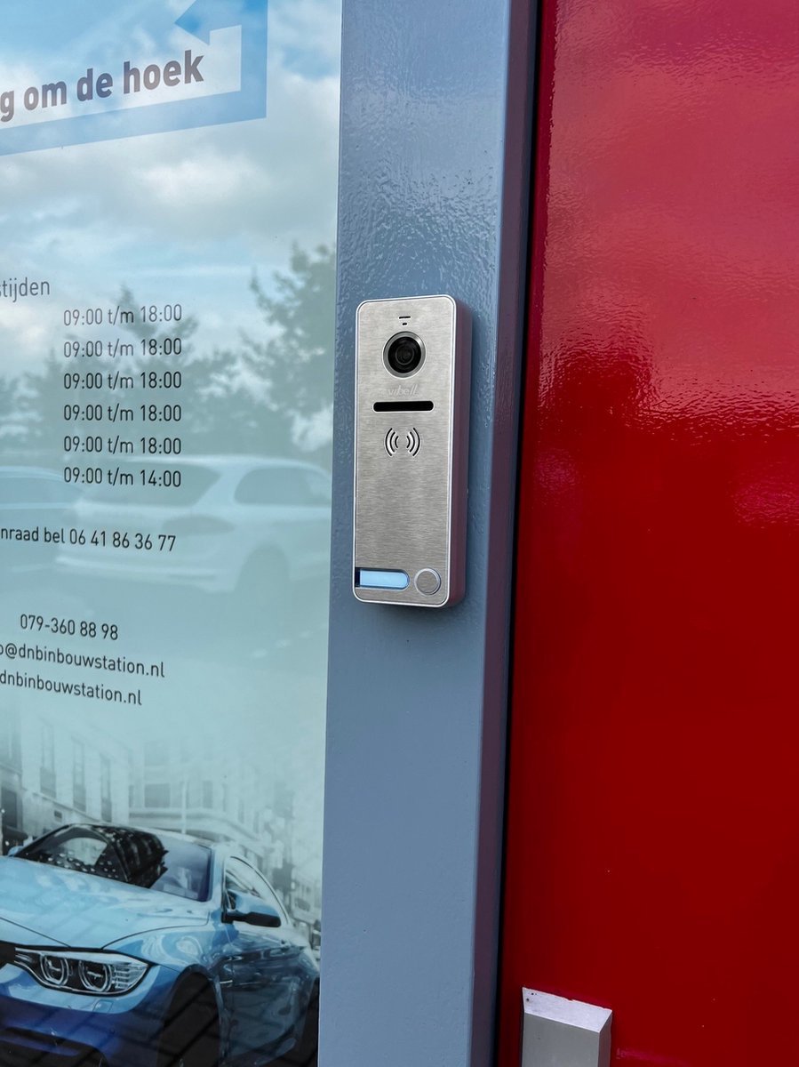 Vibell modulaire video deurintercom set met groot 7 inch scherm Zwart | bol