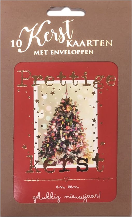 Kaarten - Paperclip - Kerst - 10st. - HPK.0012 | bol