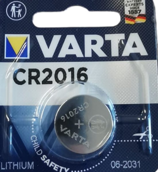 Varta Knoopcel Batterij - Cr 2016 - Lithium Professioneel - 3 Volt | bol