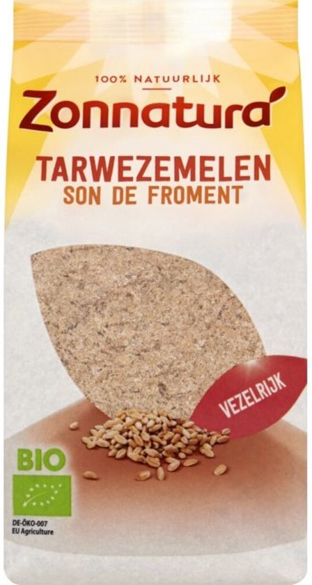 6x Zonnatura Tarwezemelen Biologisch 200 gr | bol