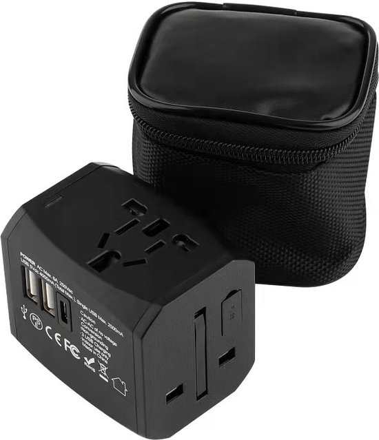 Universal World Plug 2000 Watt avec 3 Portes USB avec prise de voyage ...