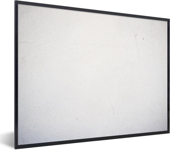 Fotolijst incl. Poster - Beton - Wit - Modern - 80x60 cm - Posterlijst ...