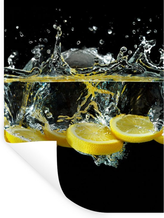 Muurstickers - Sticker Folie - Citroen - Fruit - Geel - Stilleven ...