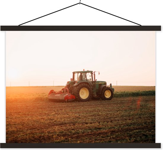 Posterhanger incl. Poster - Schoolplaat - Trekker - Akker - Boerderij - Boer - Horizon... | bol.com
