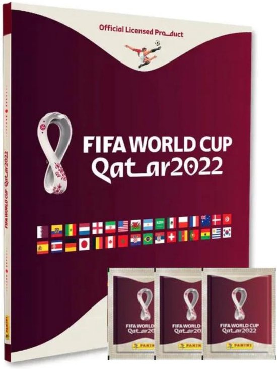 Panini FiFa World Cup 2022 Qatar - Hardcover album + 3 packs of ...