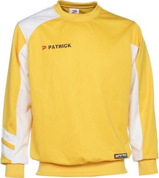 Patrick Victory Sweater Heren - Geel / Wit | Maat: M | bol.com