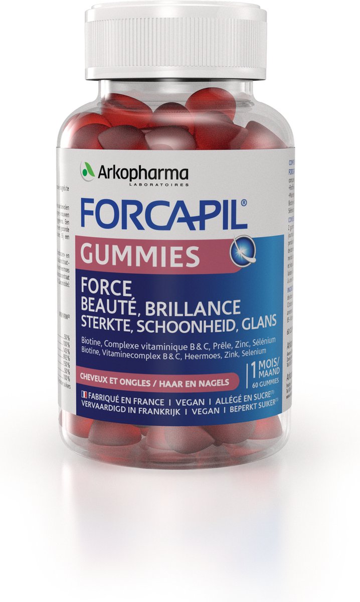 Arkopharma - Forcapil Gummies Groei Voor Optimaal Sterk Haar – 60 ...