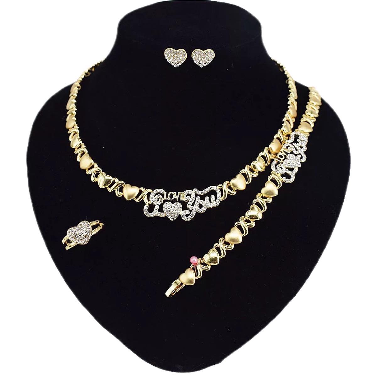 Sieraden Dames Cadeauset-Ilove you| Ketting dames| Armband dames ...