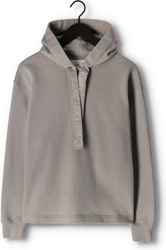 Calvin Klein Contrast Drawcords Hoodie Truien & Vesten Dames - Sweater - Hoodie -... | bol