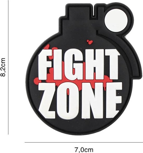 Embleem 3D PVC Fight Zone | bol.com
