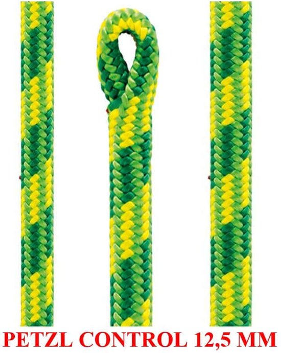 Petzl Control Ø12,5mm 1x oog - timber rope - 35m, 45m, 60m - groen - 35 ...
