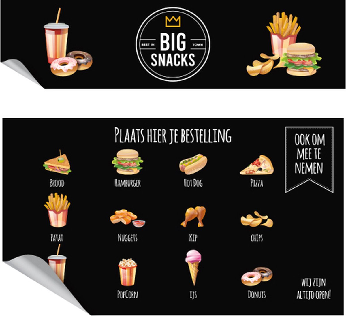 Big snacks keukensticker - Ikea Duktig - Speelkeuken - Keukensticker ...