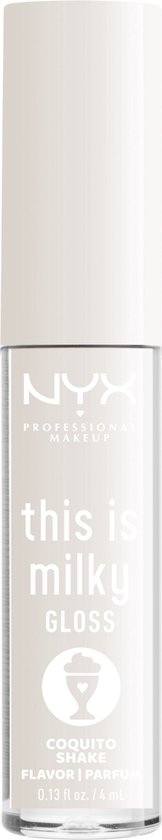 NYX Professional Makeup This Is Milky Gloss-Coquito Shake-Lipgloss-4 ml ...