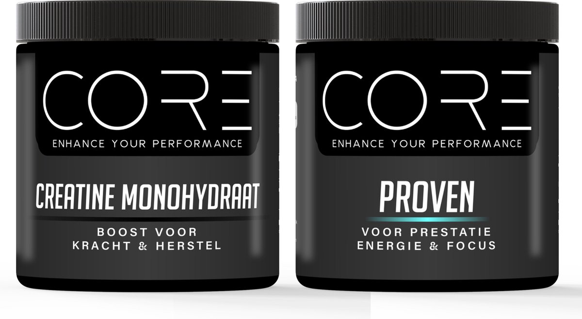 CORE NUTRITION - CREATINE+PRE-WORKOUT Bundel - Bundle - - Banaan | bol.com