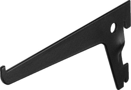 Wovar Plankdrager voor Enkele F|rails Zwart 150 mm | Per Stuk | bol