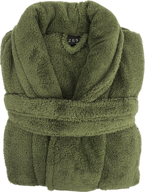 Gaeve Zest Badjas Wellsoft Teddy - Groen | bol