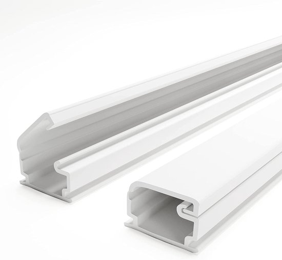 INCETUE kabelgoot wit zelfklevend, kabelgoot voor TV montage aan de ...