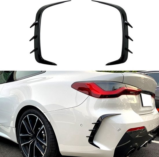 Bmw 4 serie G22 Coupe Shark Canard Spoiler M3 M4 Pack Styling Bumper ...