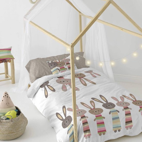 Dekbedovertrek Rabbit Family | Moshi Moshi | bol