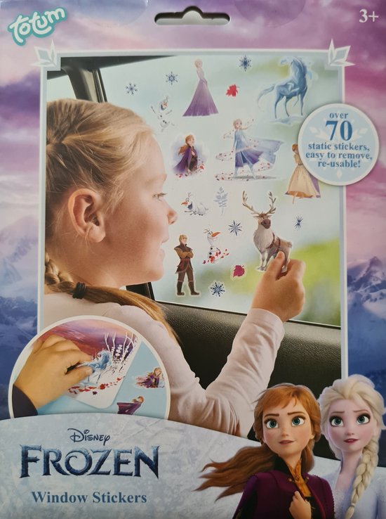 Frozen Raamstickers - Elsa & Anna Stickers voor op het Raam ...