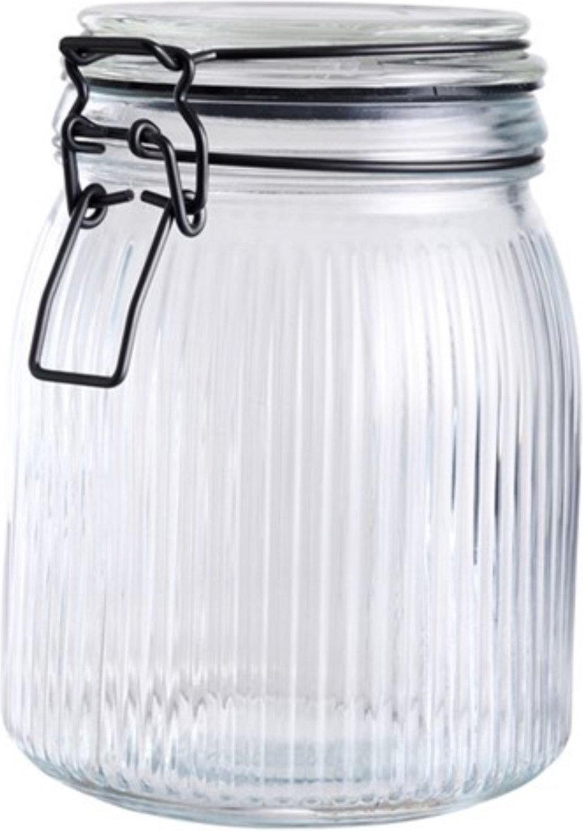 Day Weckpot 1,4 L - Glas - Metaal - Silicone | bol.com