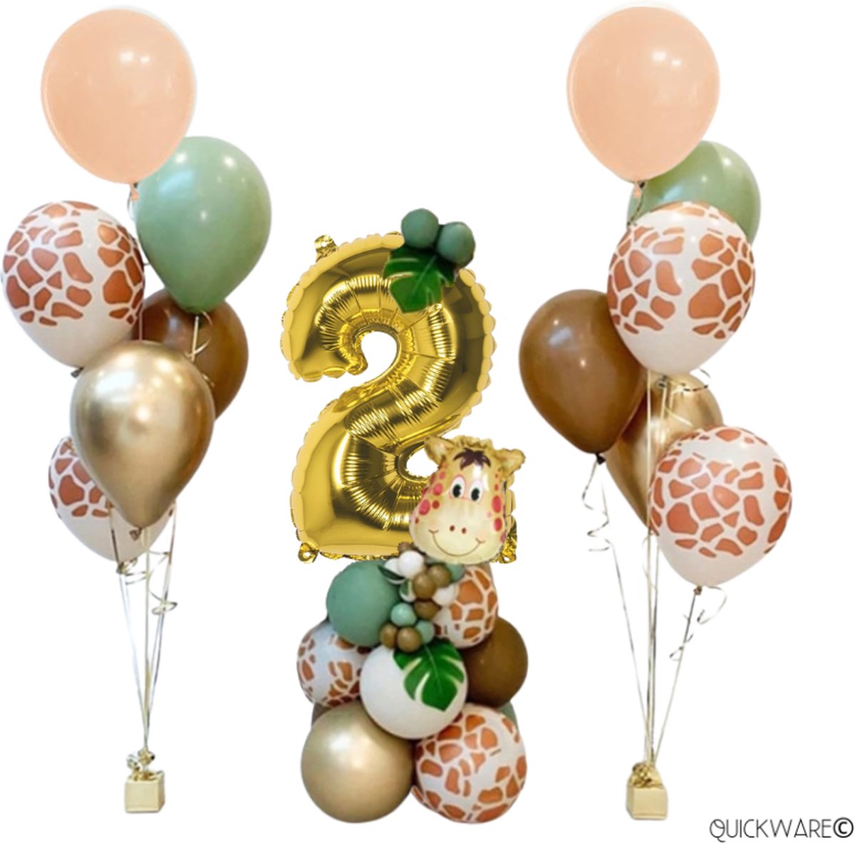 Versiering verjaardag 2 jaar - Thema jungle - Versiering jongen ...