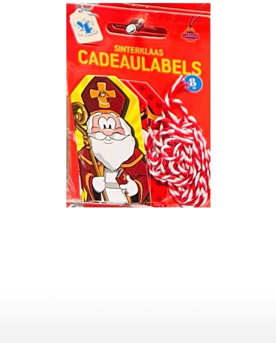 sinterklaas cadeaulebels 8 stuks -Sinterklaas Stickers - Cadeau ...