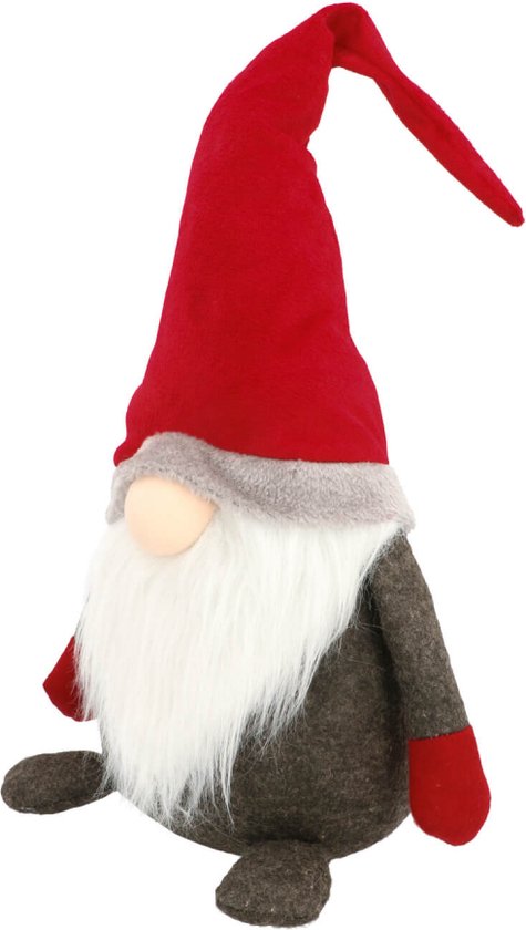 Oneiro’s luxe Grote stoffen gnoom | 70 cm - Gnoom Kerst Zittend ...