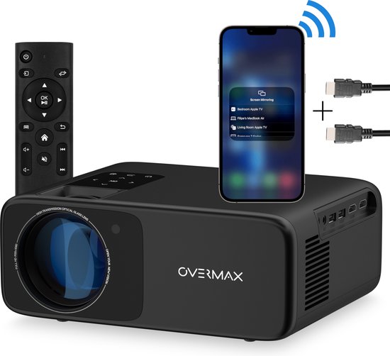 Overmax Multipic 4.2 - Beamer - 200” FULL HD - sterke schermhelderheid ...