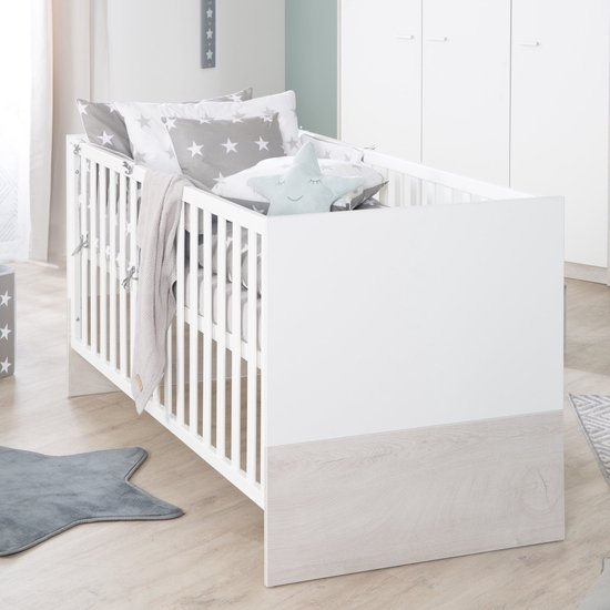 roba Houten Ledikant 'Julia' (70 x 140cm) - in Hoogte Verstelbaar met 3 ...