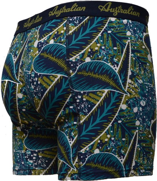 Australian Heren Boxers "Blue-Flora" 2-Pack Maat M | bol