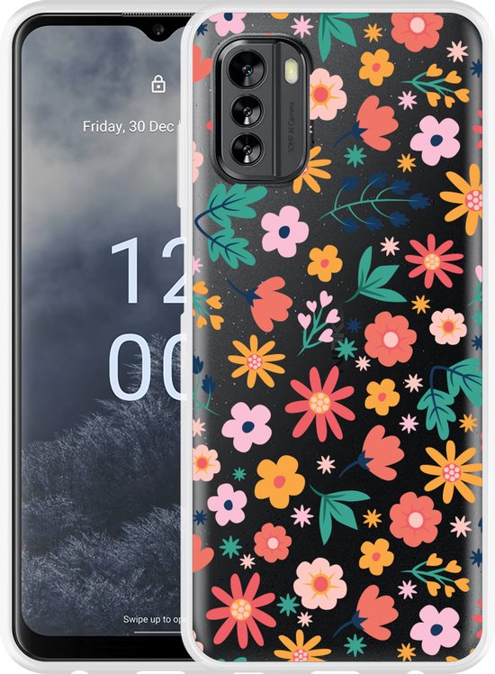 Nokia G60 Hoesje Always have flowers - Designed by Cazy | bol.com