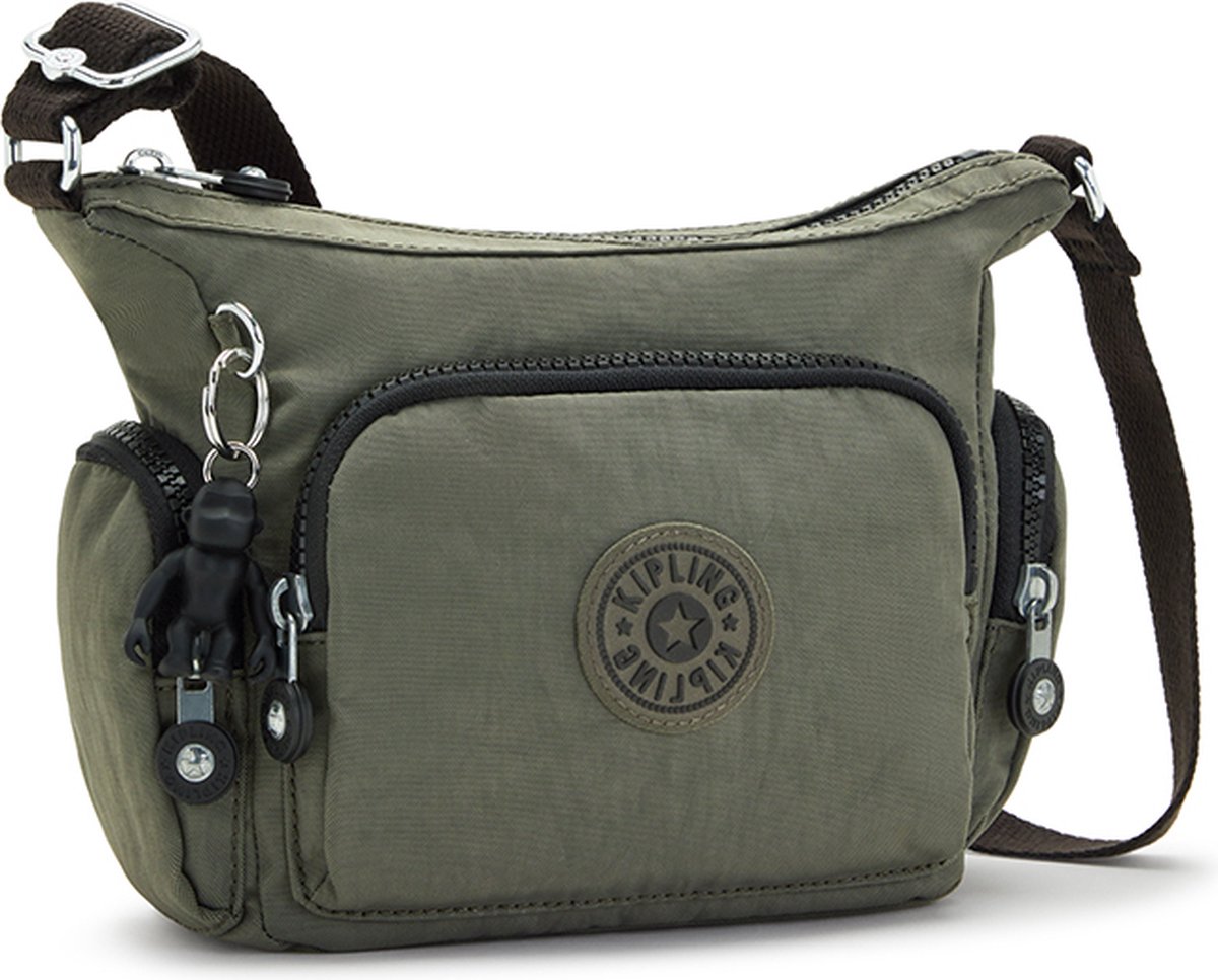 Kipling Gabbie Mini Schoudertas Green Moss | bol.com