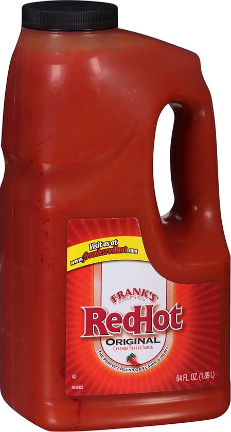 Frank's Red Hot Original pepersaus - 3,78 Liter | bol