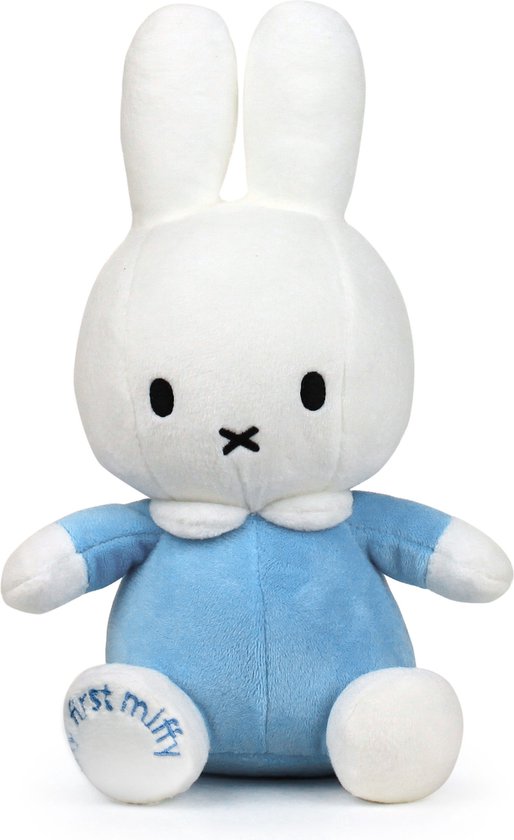 Nijntje zittend My First Nijntje Blue - 23 cm - 9'' | bol